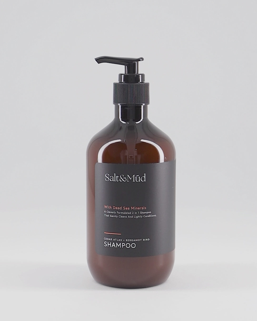 Hair Shampoo With Dead Sea Minerals 500ml - Salt And Mud
